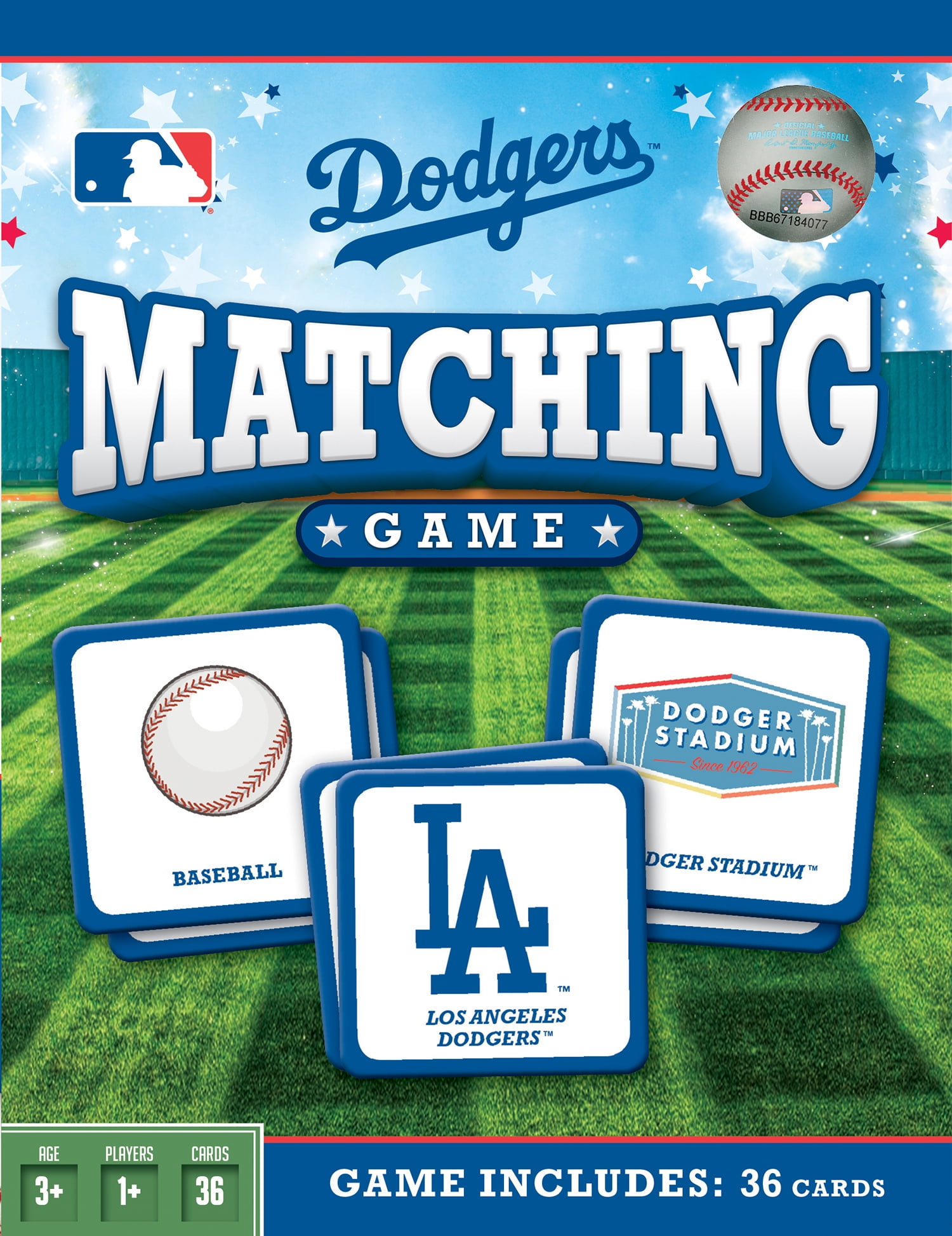MasterPieces Officially Licensed MLB Los Angeles Dodgers Matching Game ...