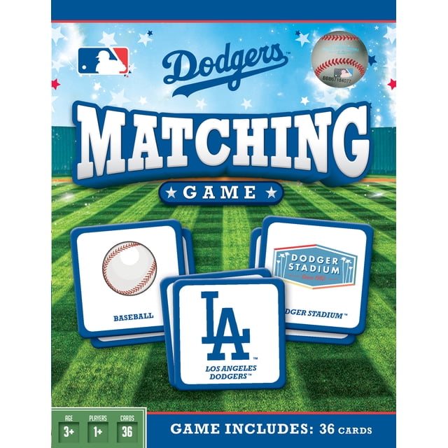 MasterPieces Officially Licensed MLB Los Angeles Dodgers Matching Game ...