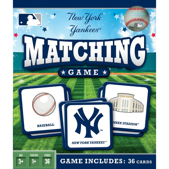 MasterPieces MLB New York Yankees Matching Game for Kids, Families ...