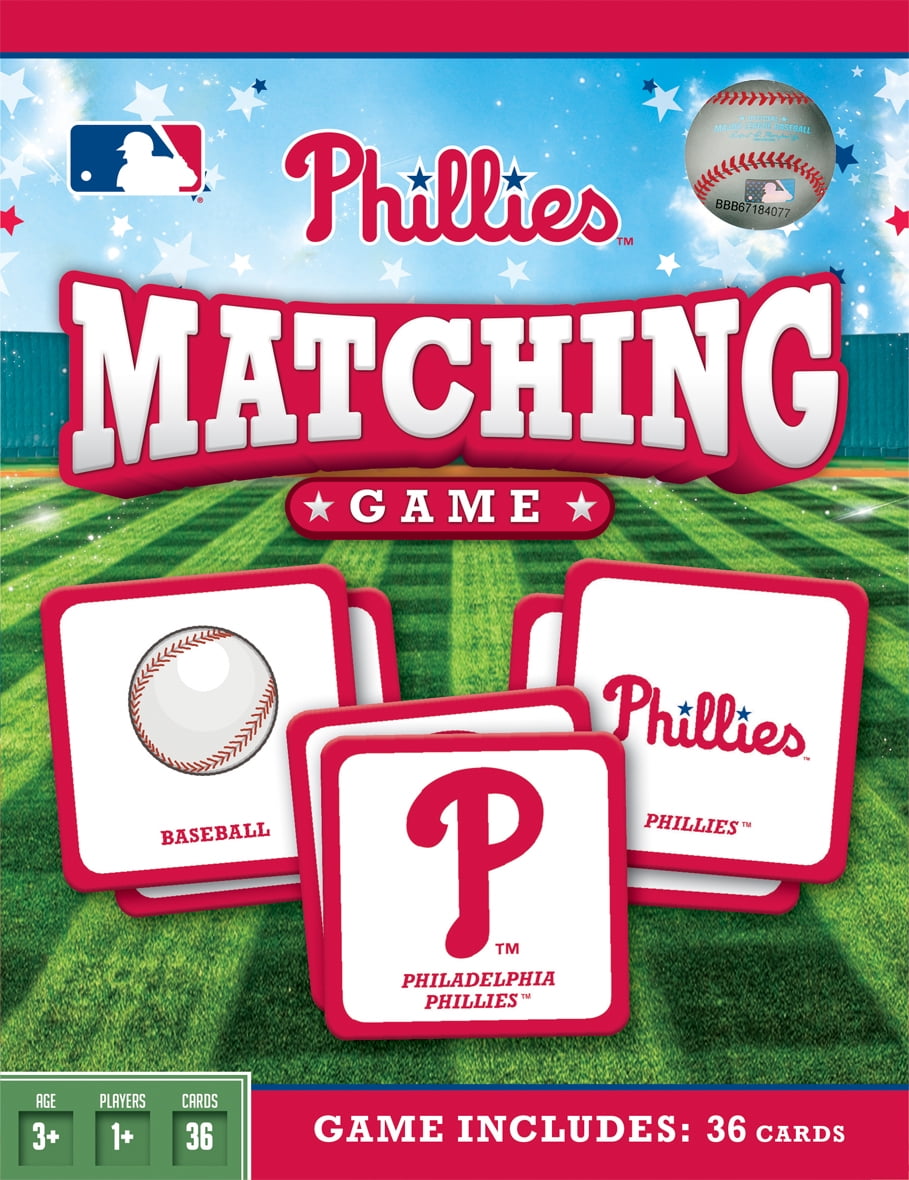 MasterPieces MLB Philadelphia Phillies Family Matching Game, Fun for ...