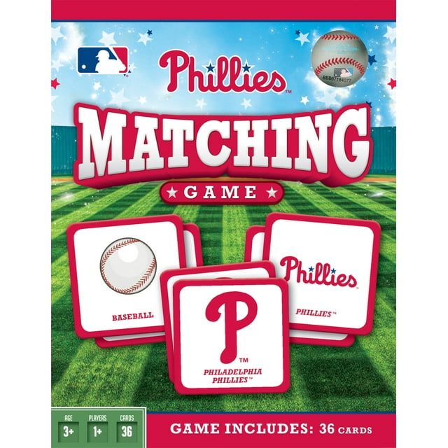 MasterPieces MLB Philadelphia Phillies Family Matching Game, Fun for ...