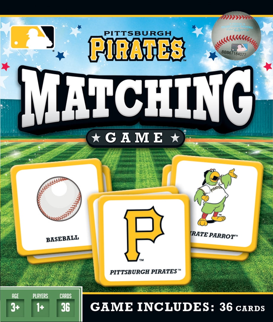 MasterPieces MLB Pittsburgh Pirates Matching Game, Memory Symbols for ...