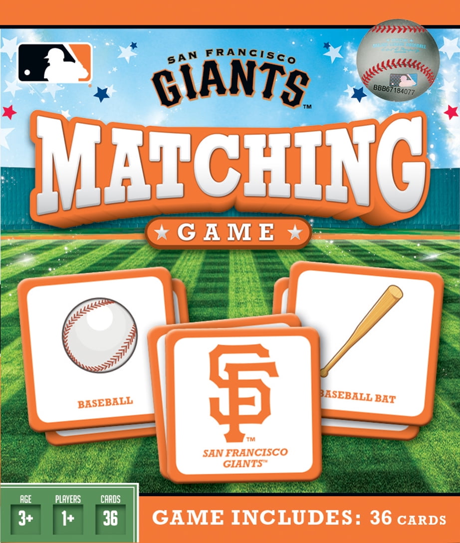 MasterPieces Officially Licensed MLB San Francisco Giants Matching Game ...