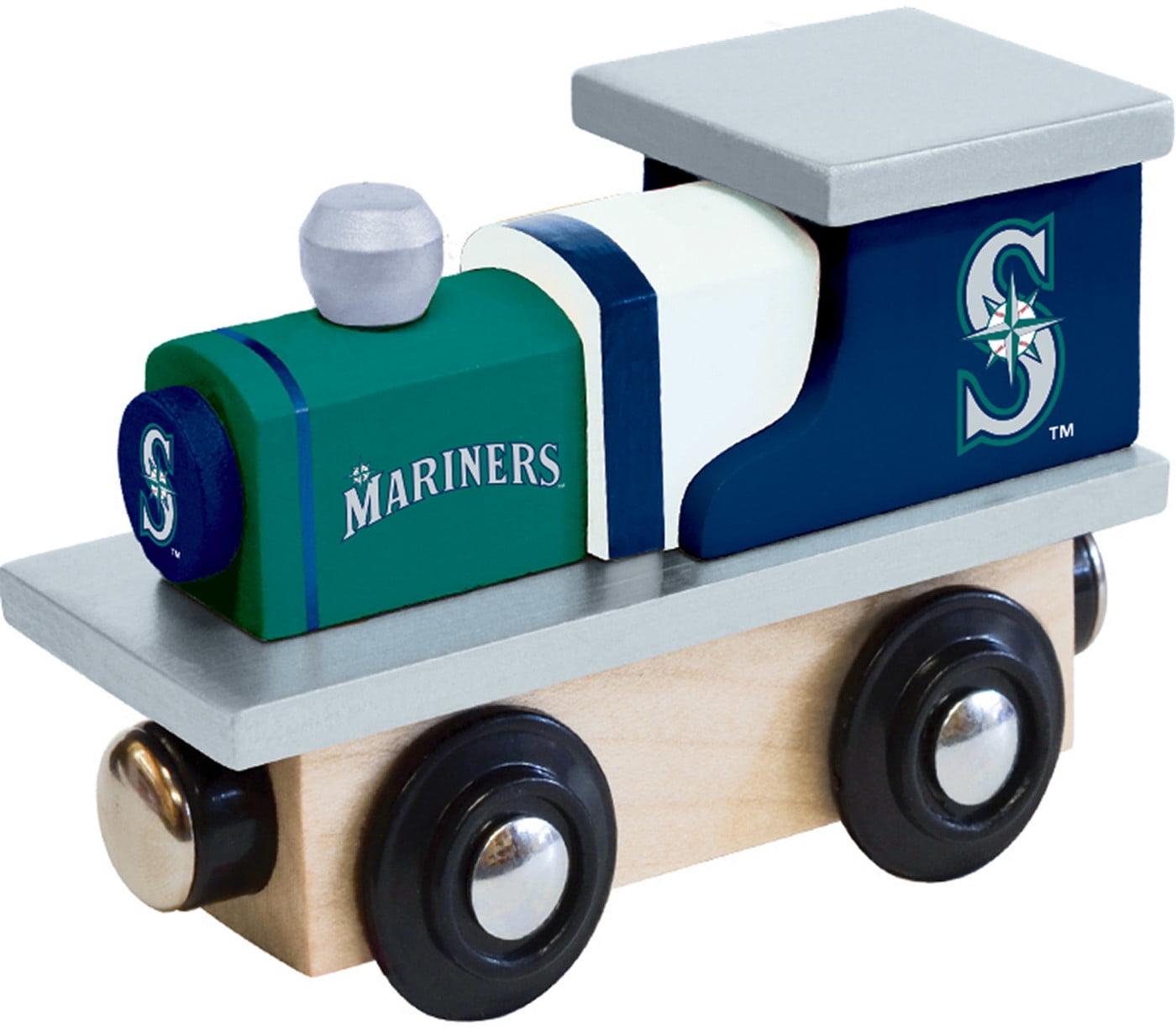 MasterPieces Officially Licensed MLB Seattle Mariners Wooden Toy Train ...