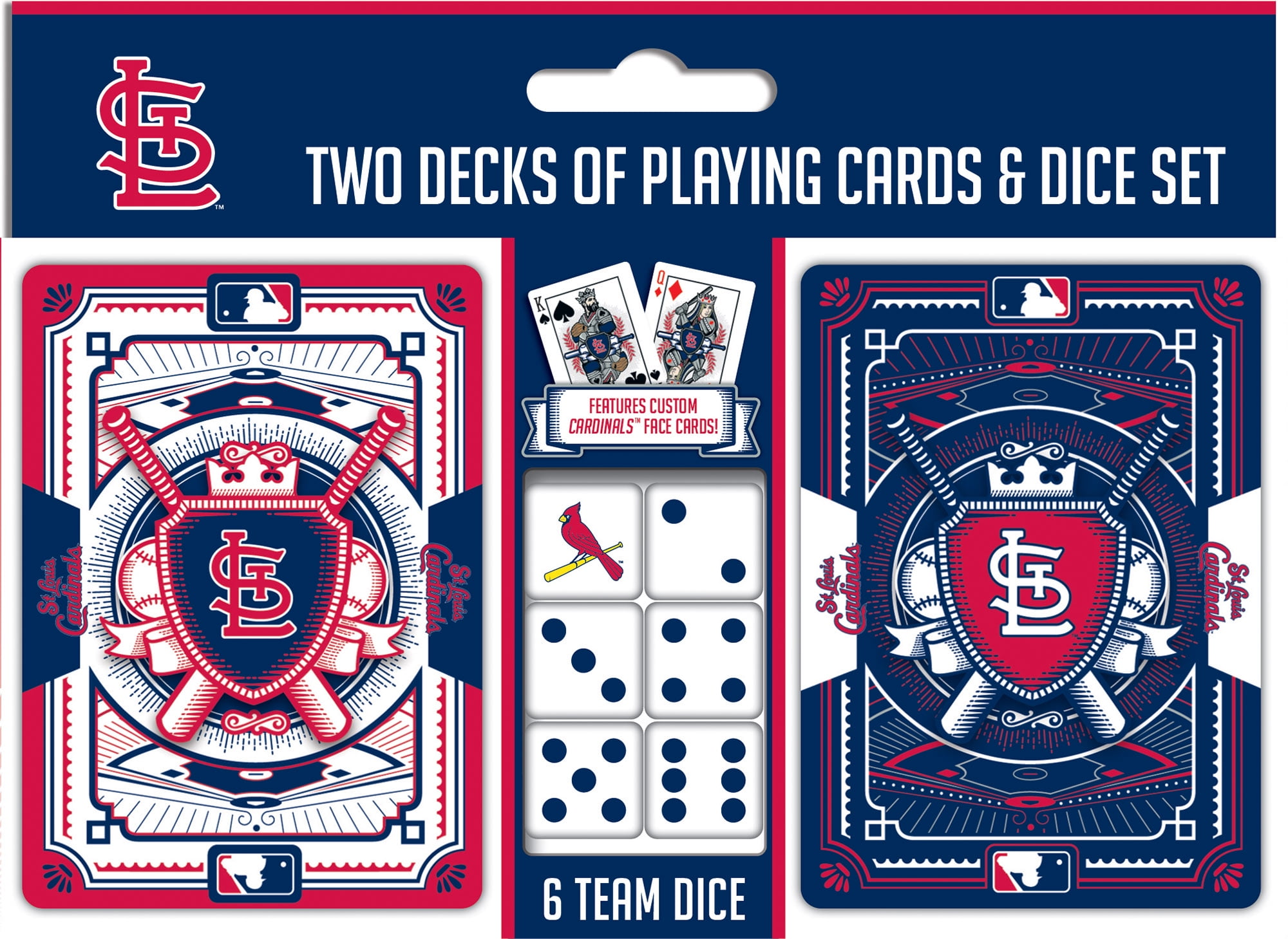 MasterPieces Officially Licensed MLB St. Louis Cardinals 2-Pack Playing ...