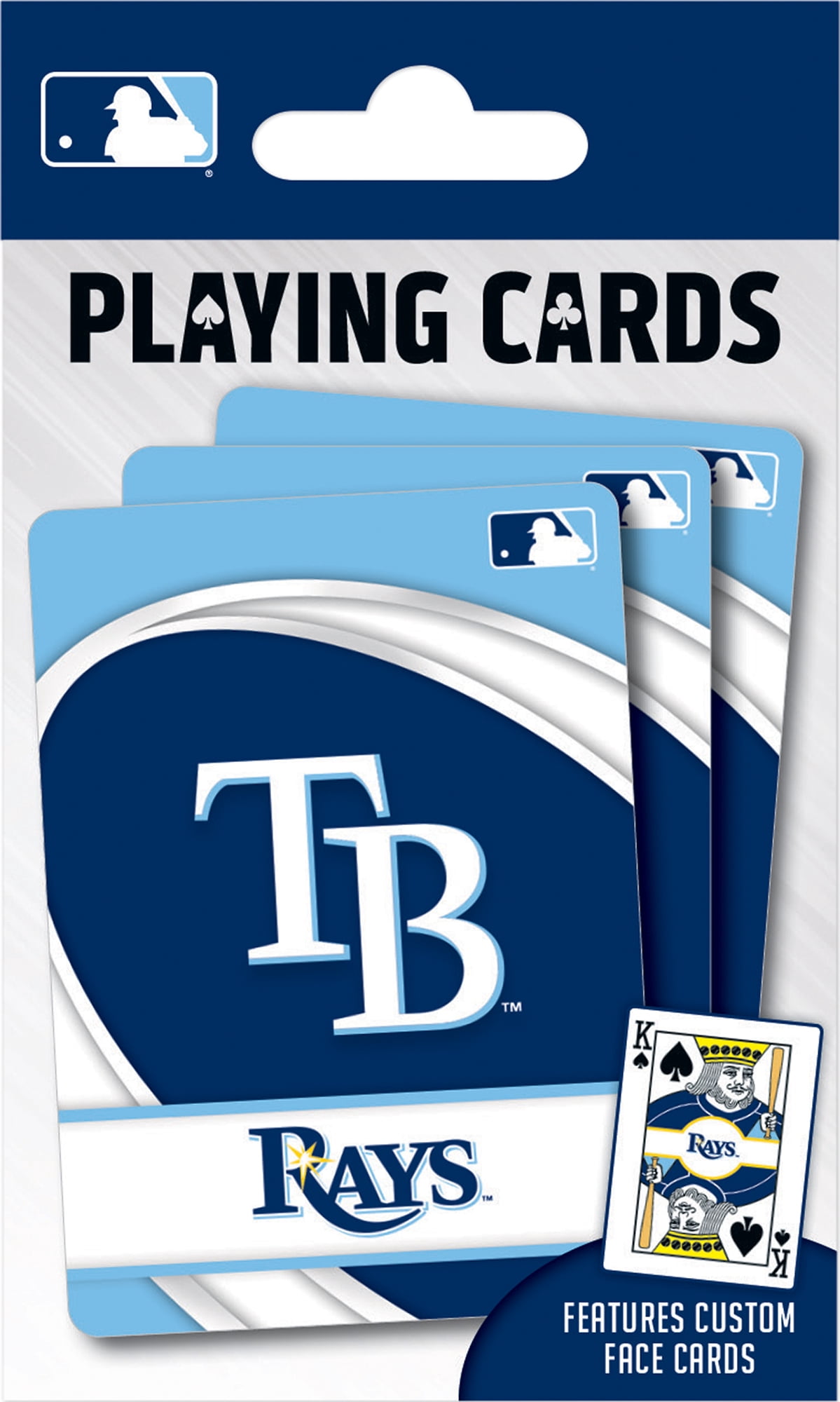 MasterPieces Officially Licensed MLB Tampa Bay Rays Playing Cards - 54 ...