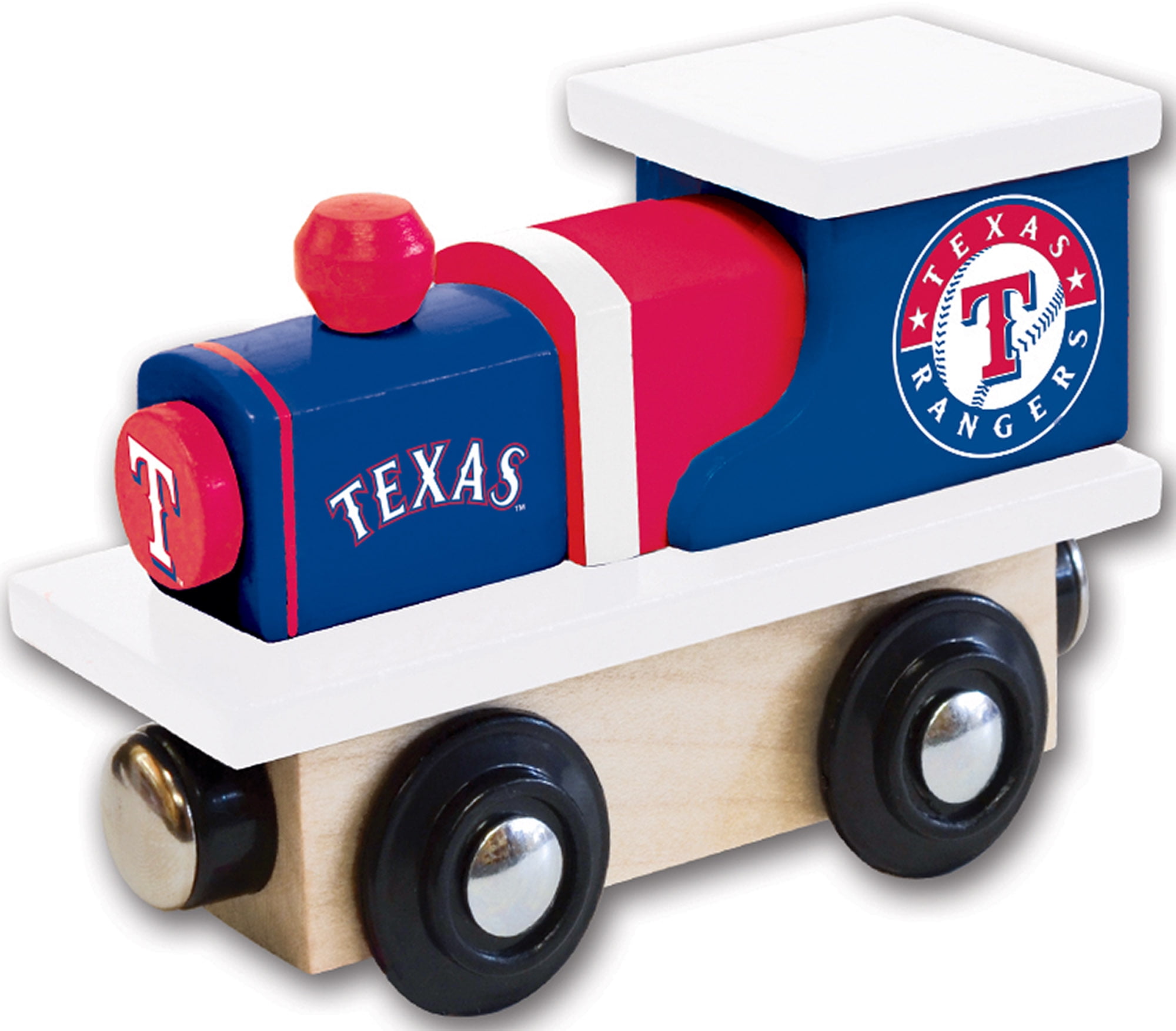 MasterPieces Officially Licensed MLB Texas Rangers Wooden Toy Train ...