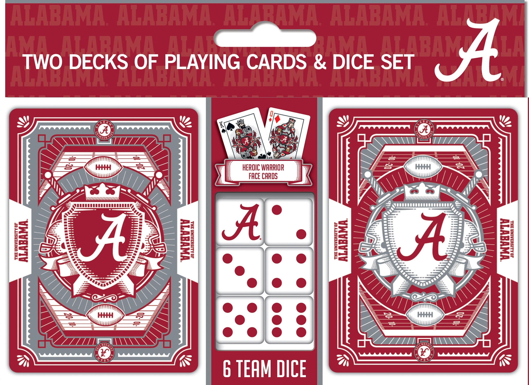 MasterPieces Officially Licensed NCAA Alabama Crimson Tide 2-Pack ...