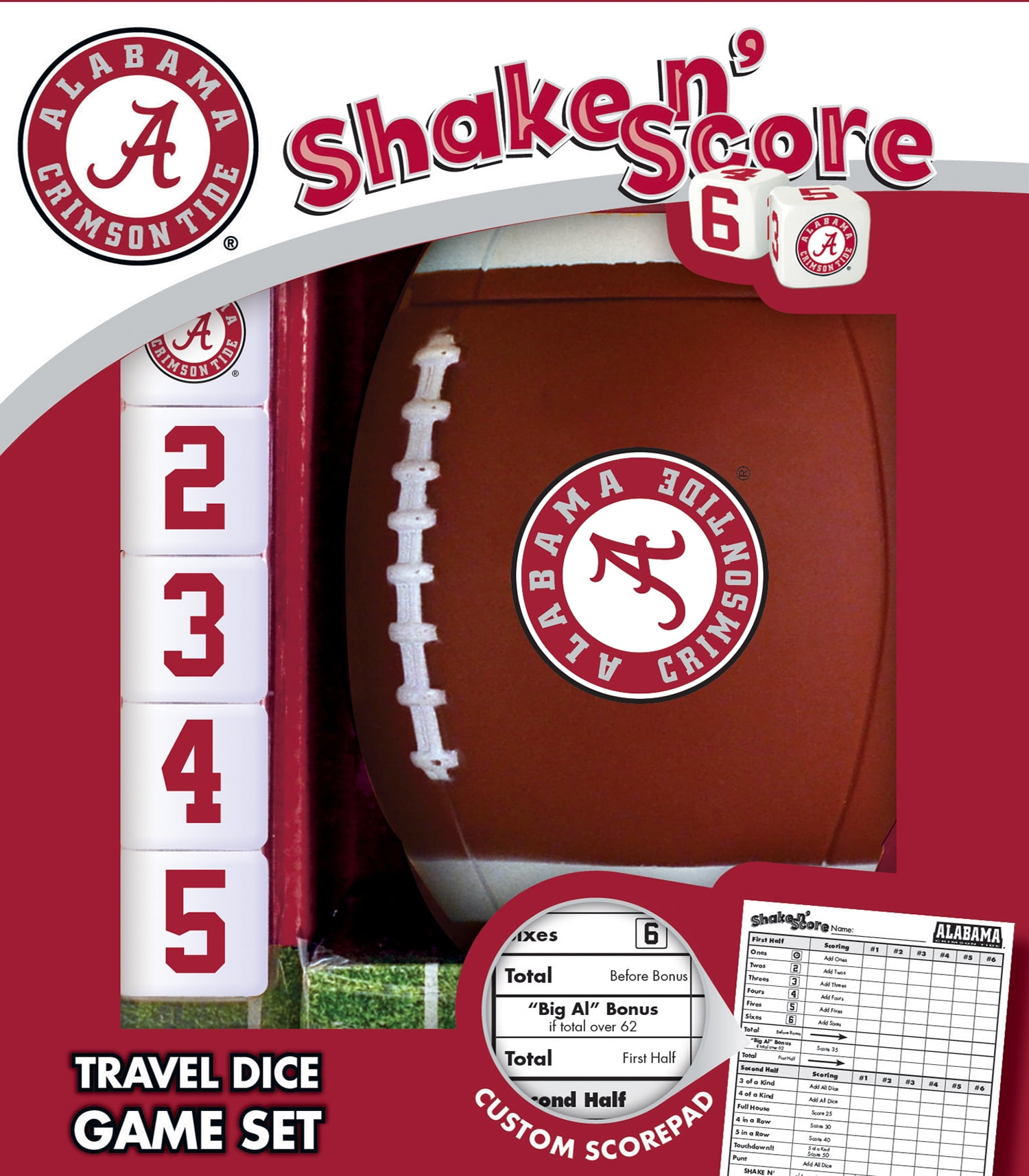 MasterPieces Officially Licensed NCAA Alabama Crimson Tide Shake N ...