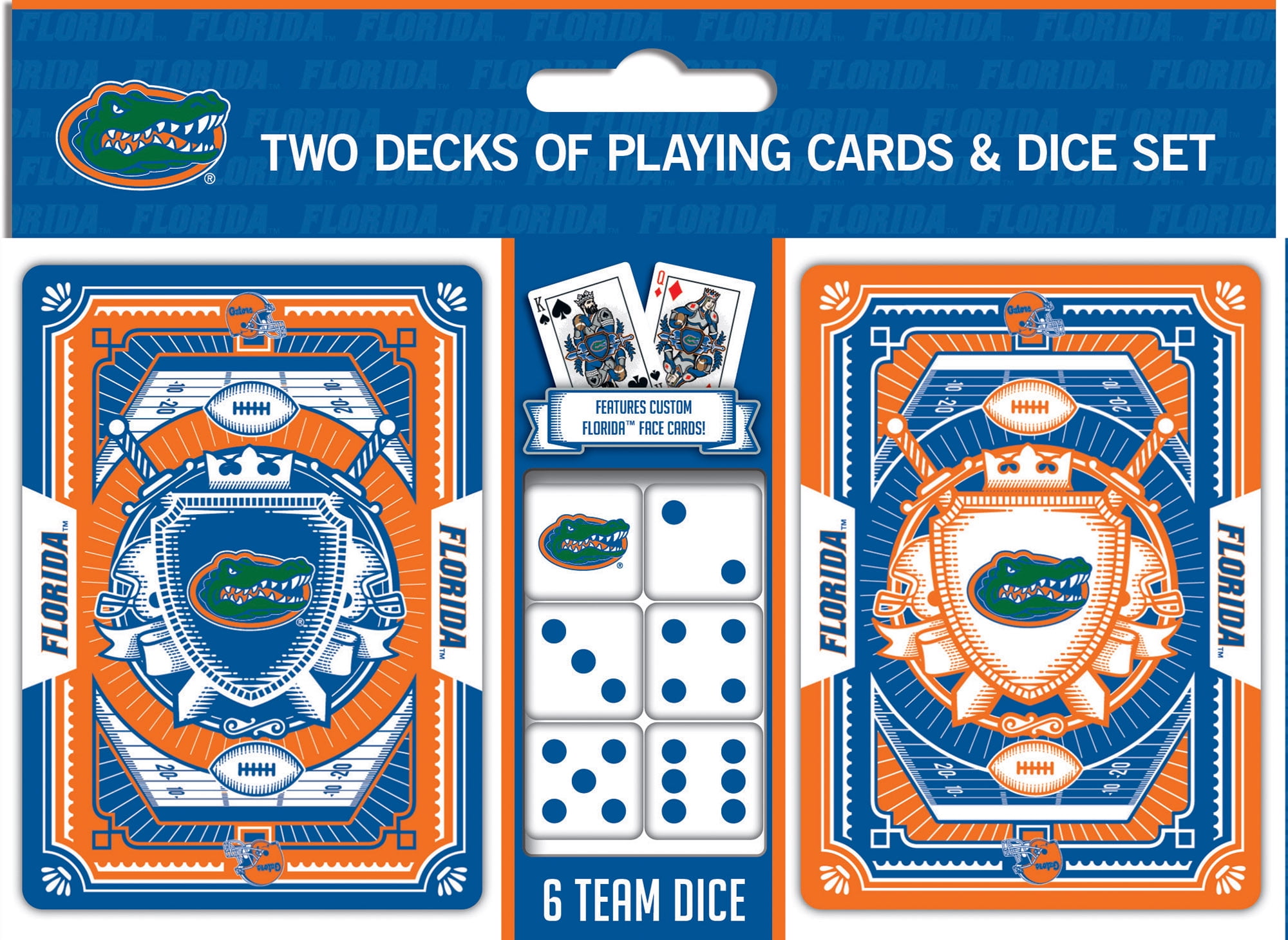 MasterPieces NCAA Florida Gators 2-Pack Casino Style Playing Cards ...