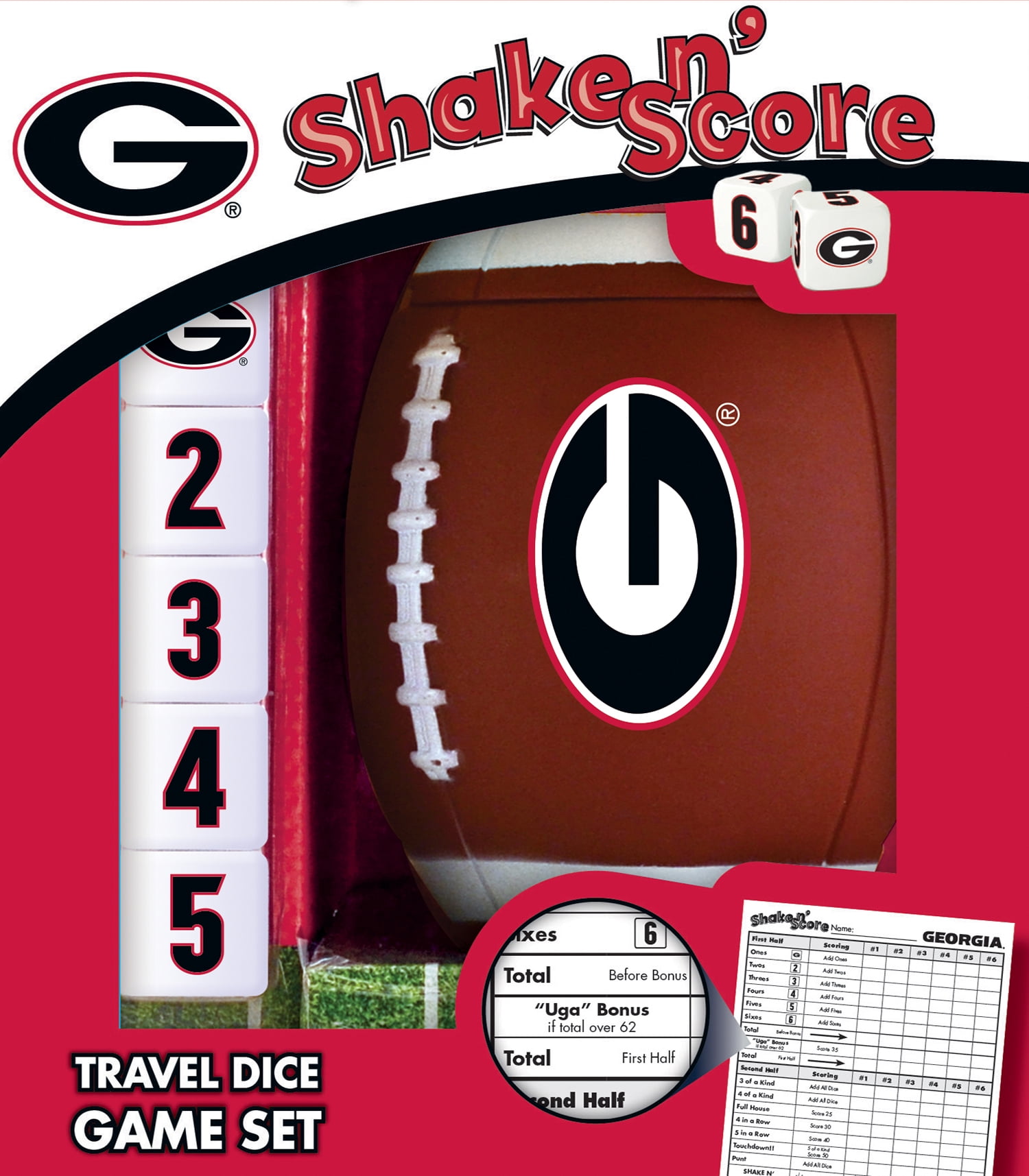 MasterPieces Officially Licensed NCAA Georgia Bulldogs Shake N' Score ...