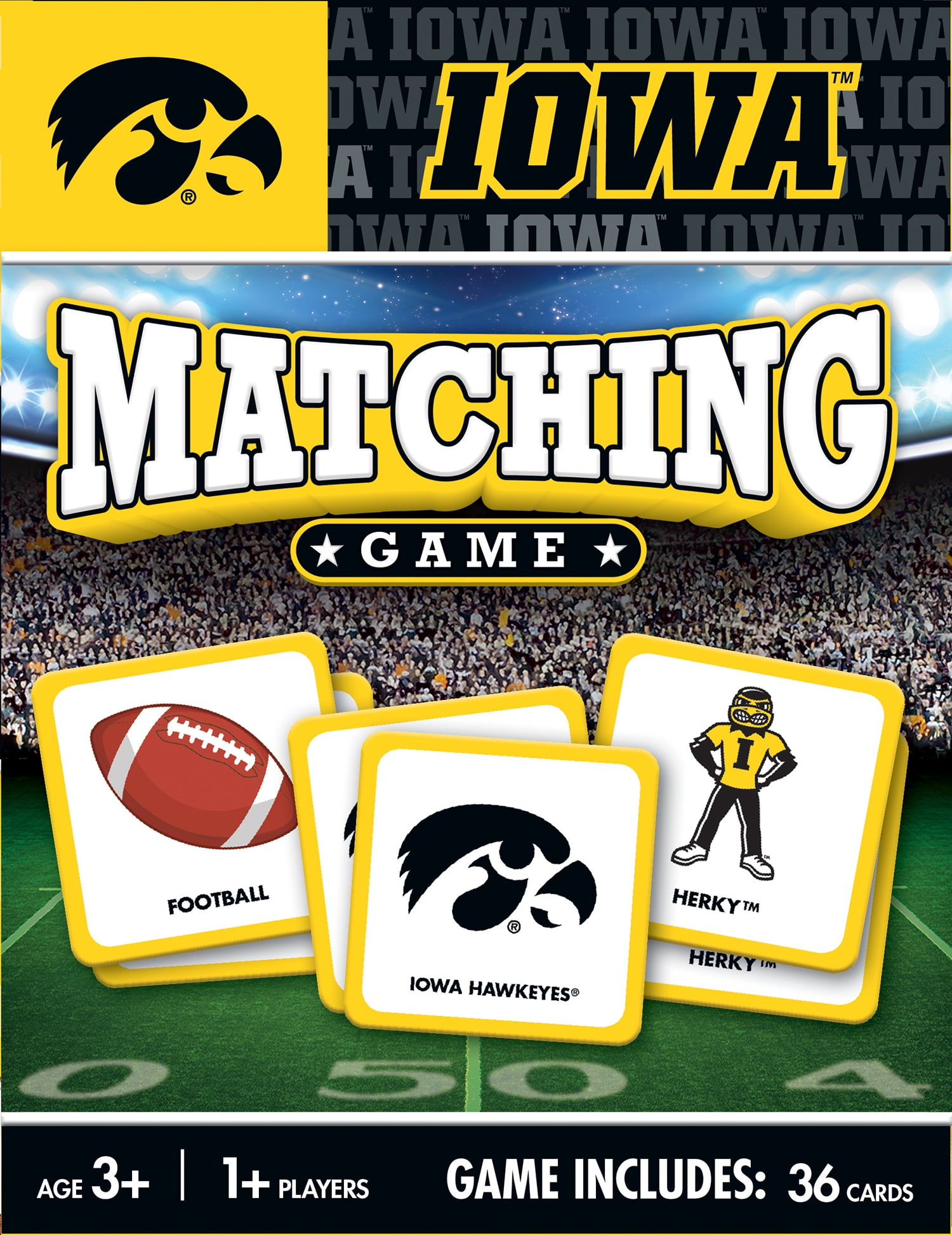 MasterPieces Officially Licensed NCAA Iowa Hawkeyes Matching Game for ...