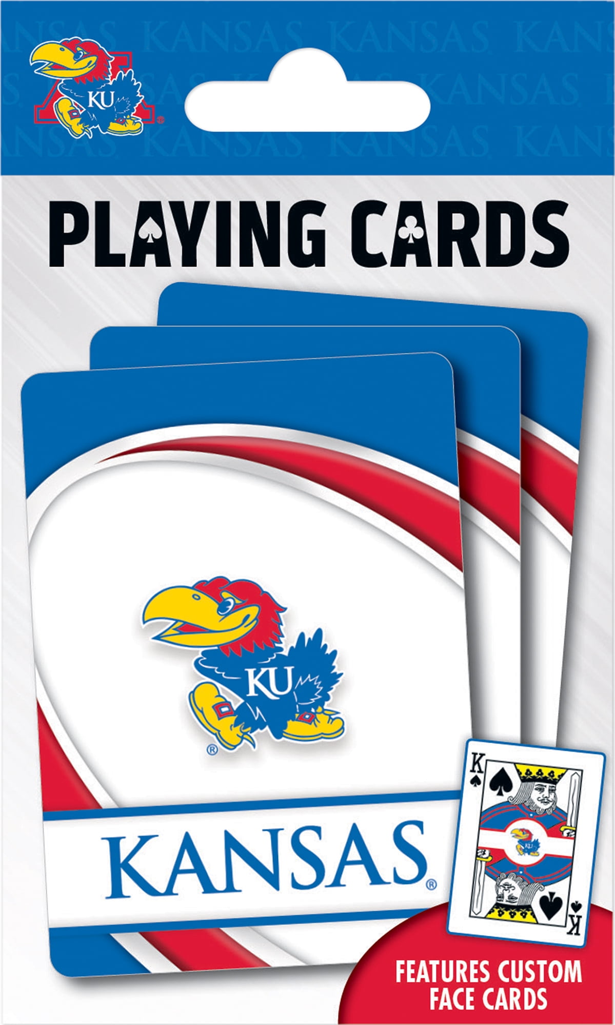 MasterPieces Officially Licensed NCAA Kansas Jayhawks Playing Cards ...