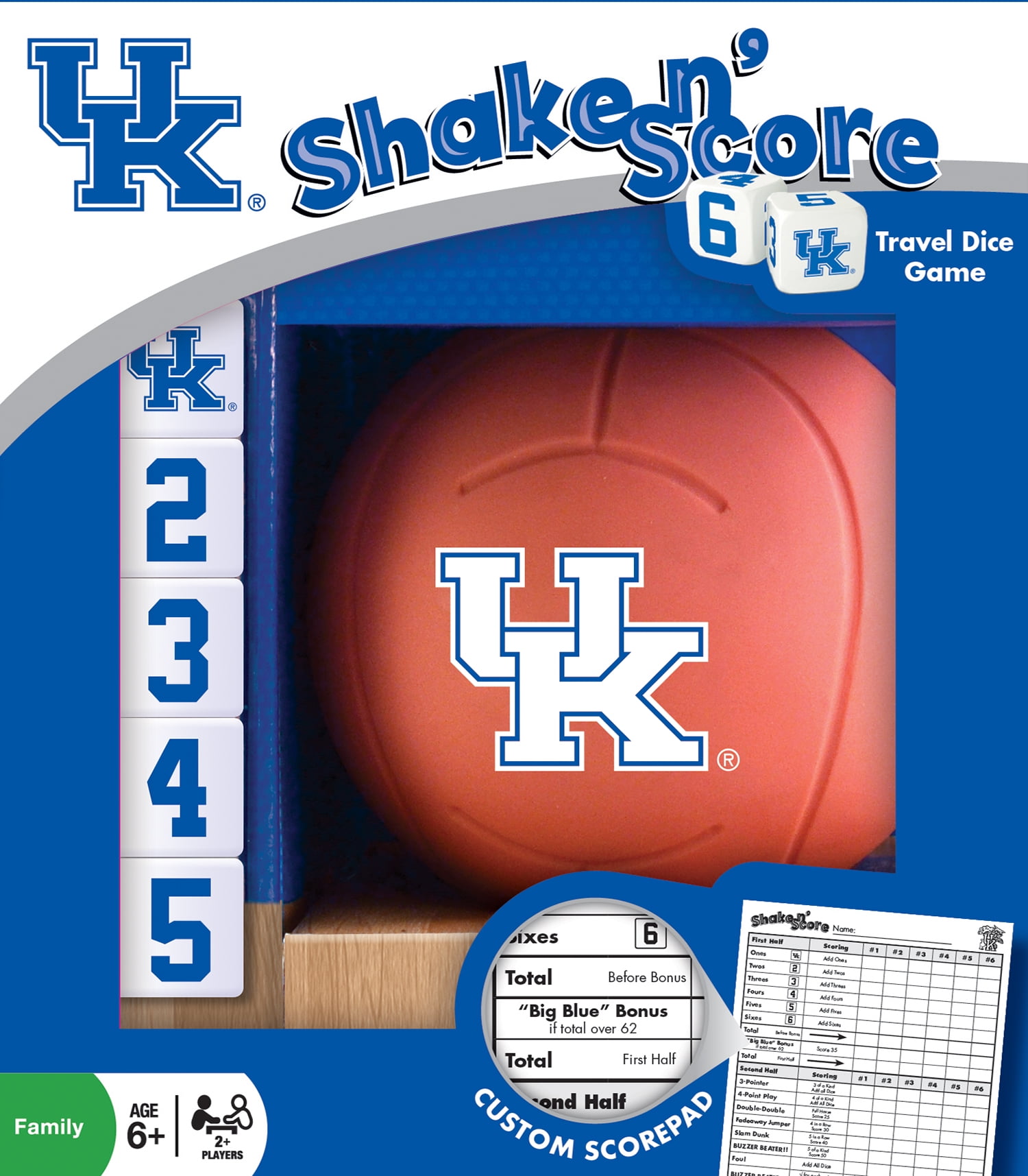 MasterPieces Officially Licensed NCAA Kentucky Wildcats Shake N' Score ...
