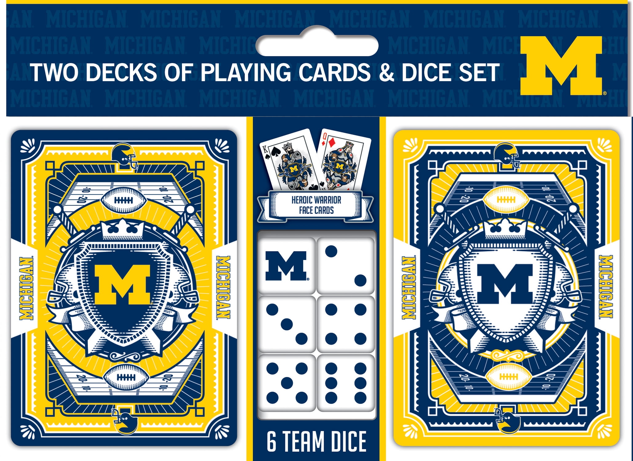 MasterPieces Officially Licensed NCAA Michigan Wolverines 2-Pack ...