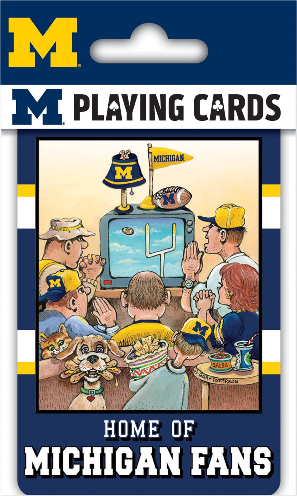 MasterPieces Officially Licensed NCAA Michigan Wolverines Fan Deck ...
