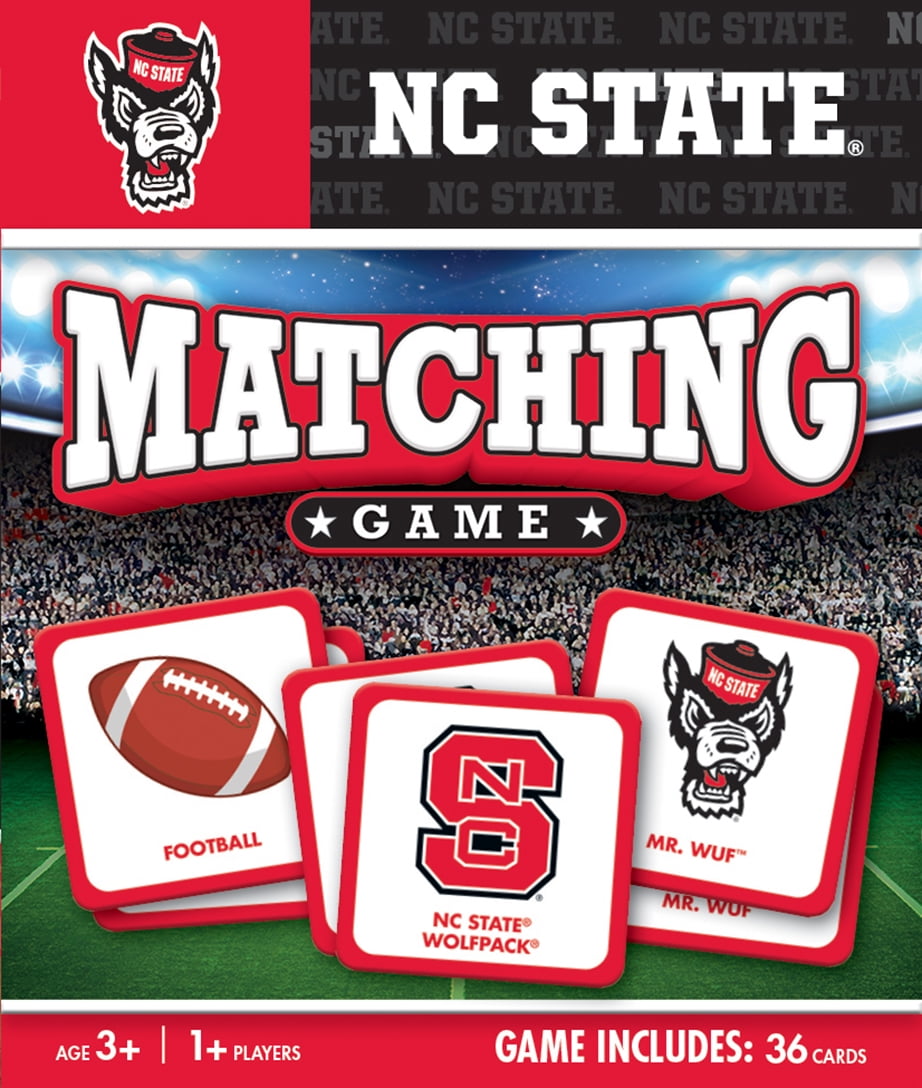 MasterPieces Officially Licensed NCAA NC State Wolfpack Matching Game ...