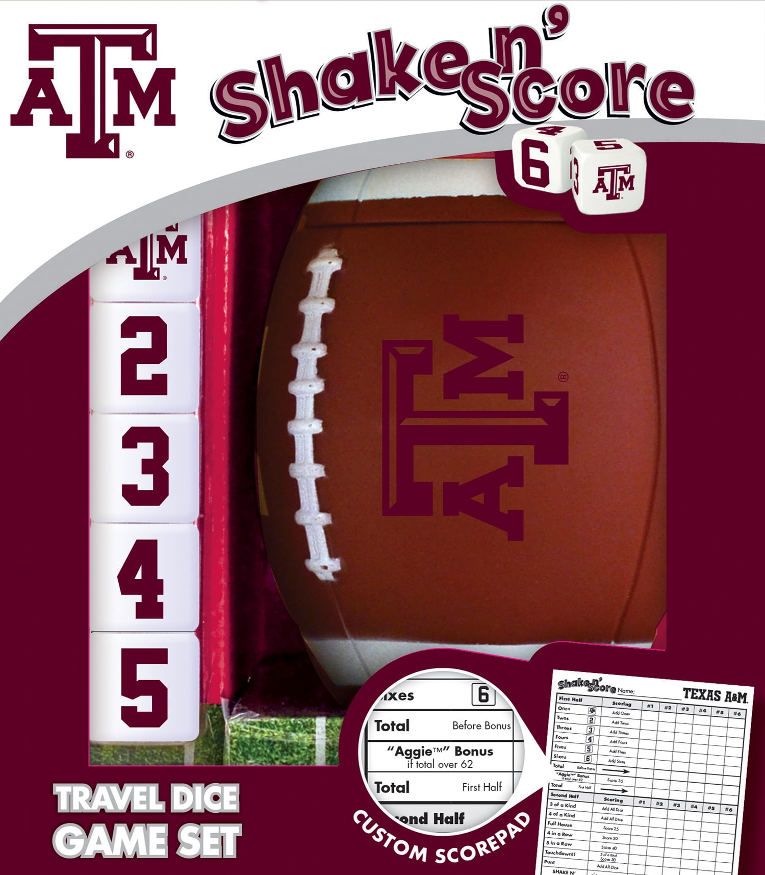 MasterPieces Officially Licensed NCAA Texas A&M Aggies Shake N' Score ...