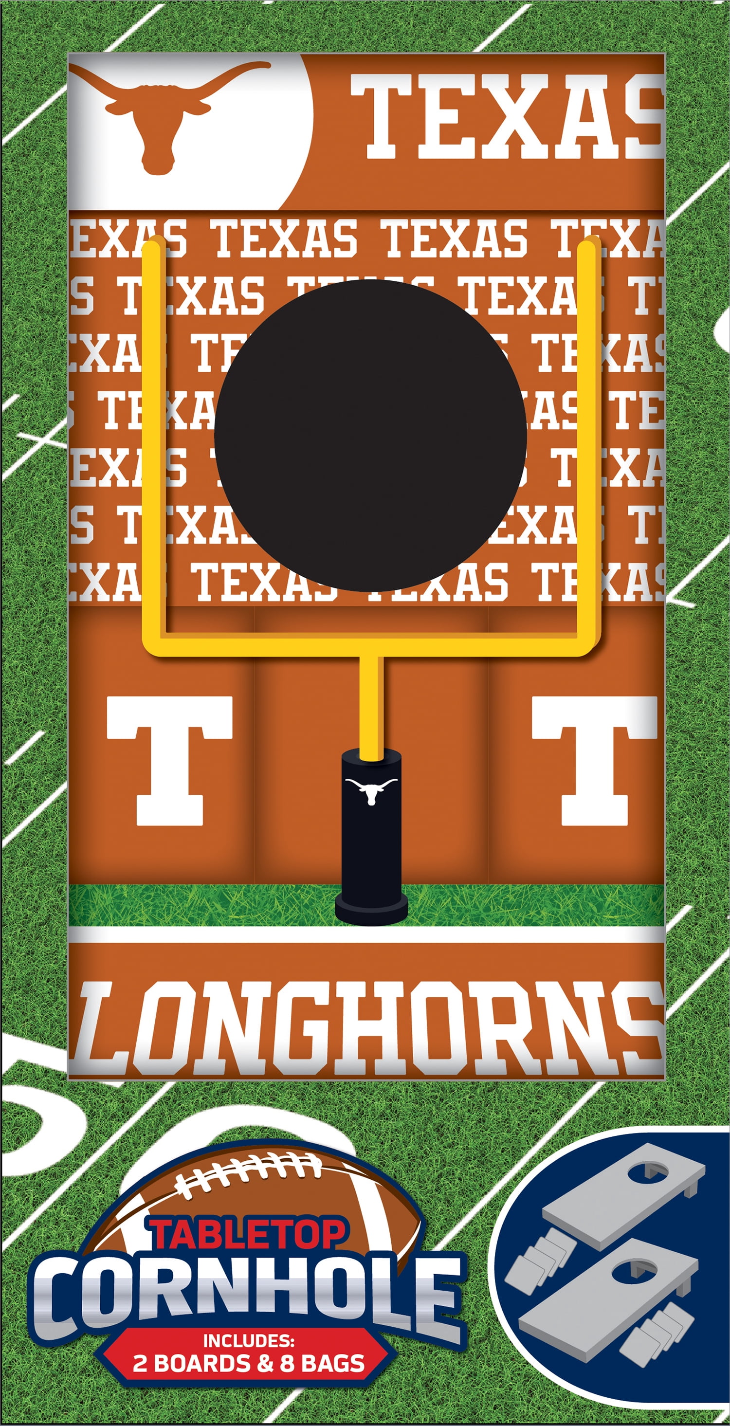 MasterPieces Officially Licensed NCAA Texas Longhorns Tabletop Cornhole ...
