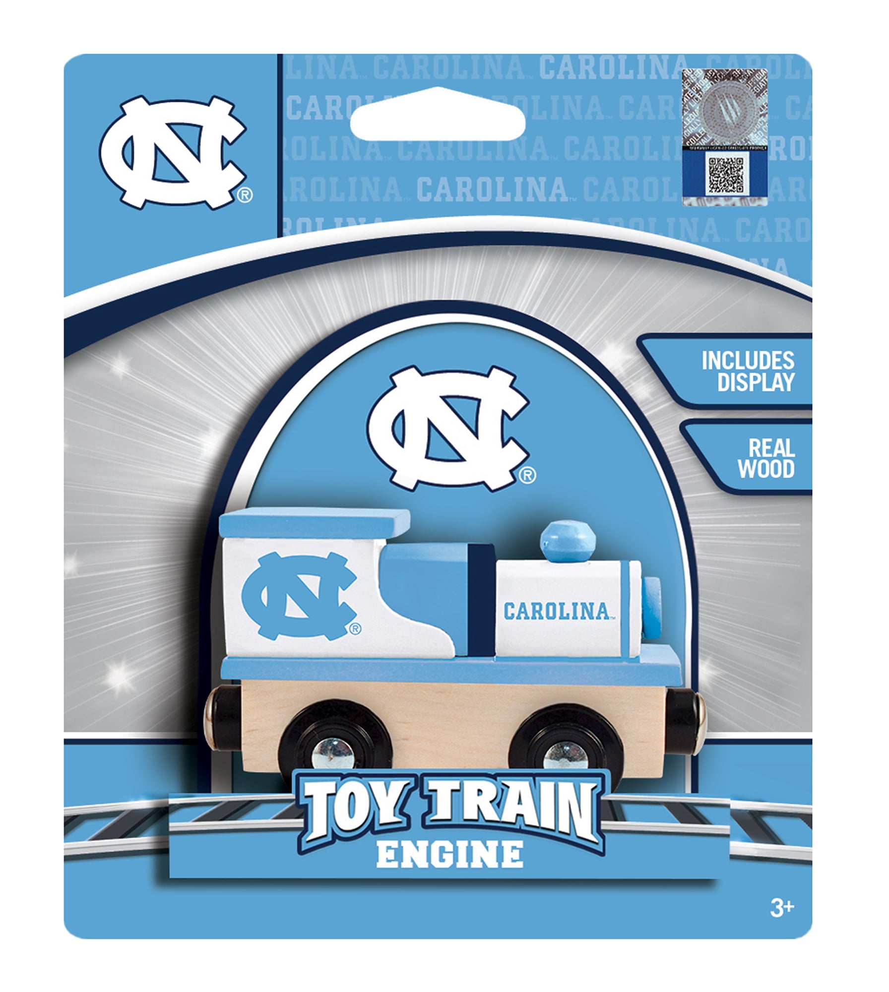 MasterPieces Officially Licensed NCAA UNC Tar Heels Wooden Toy Train ...