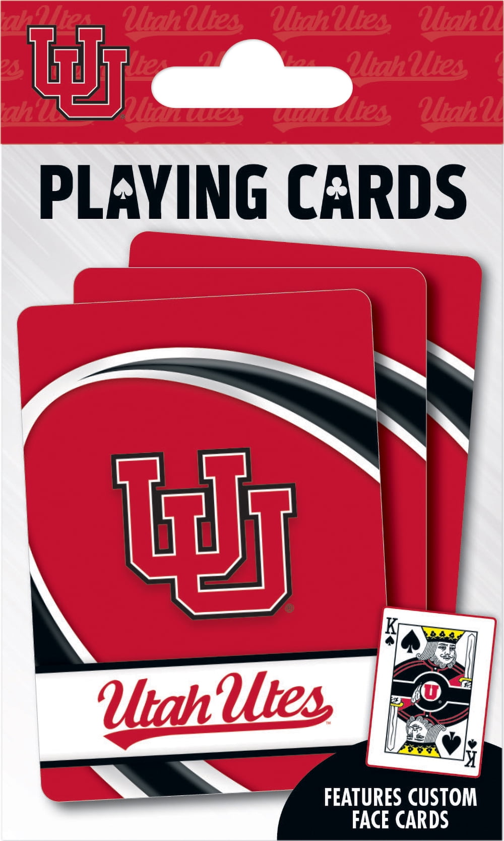 MasterPieces Officially Licensed NCAA Utah Utes Playing Cards - 54 Card ...