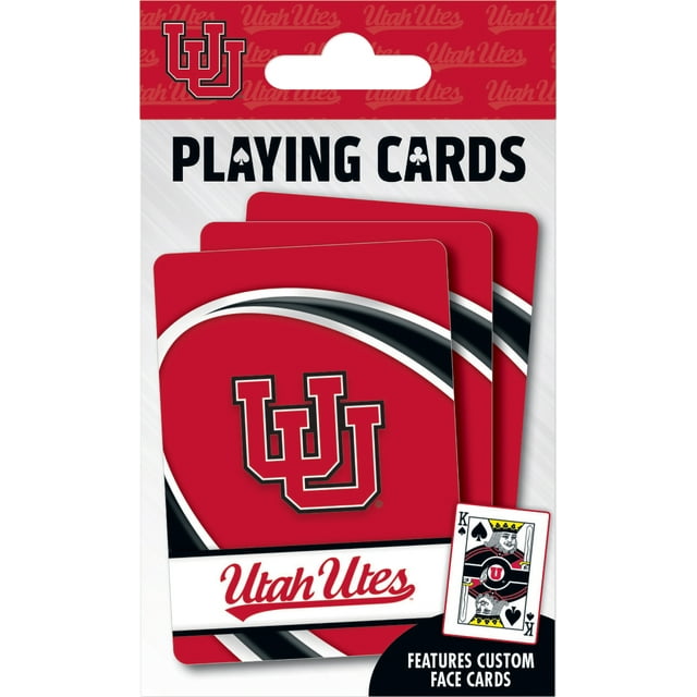 MasterPieces Officially Licensed NCAA Utah Utes Playing Cards - 54 Card ...