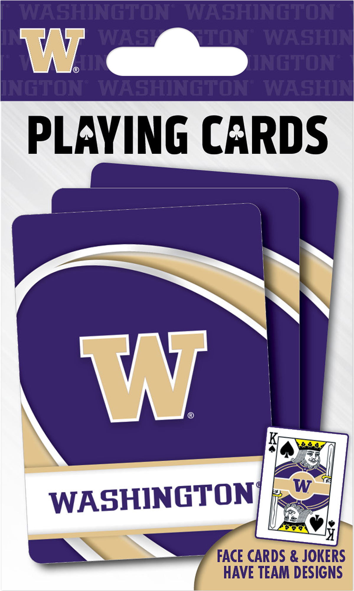 MasterPieces Officially Licensed NCAA Washington Huskies Playing Cards ...