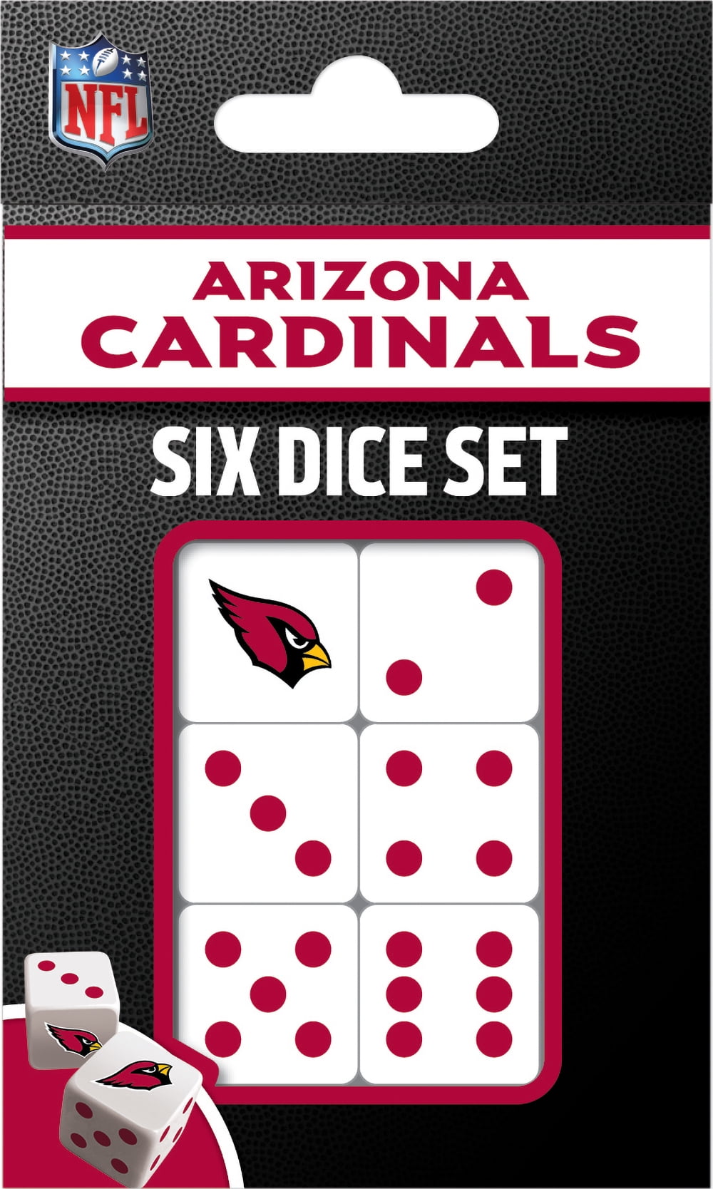 MasterPieces Officially Licensed NFL Arizona Cardinals - 6 Piece D6 ...