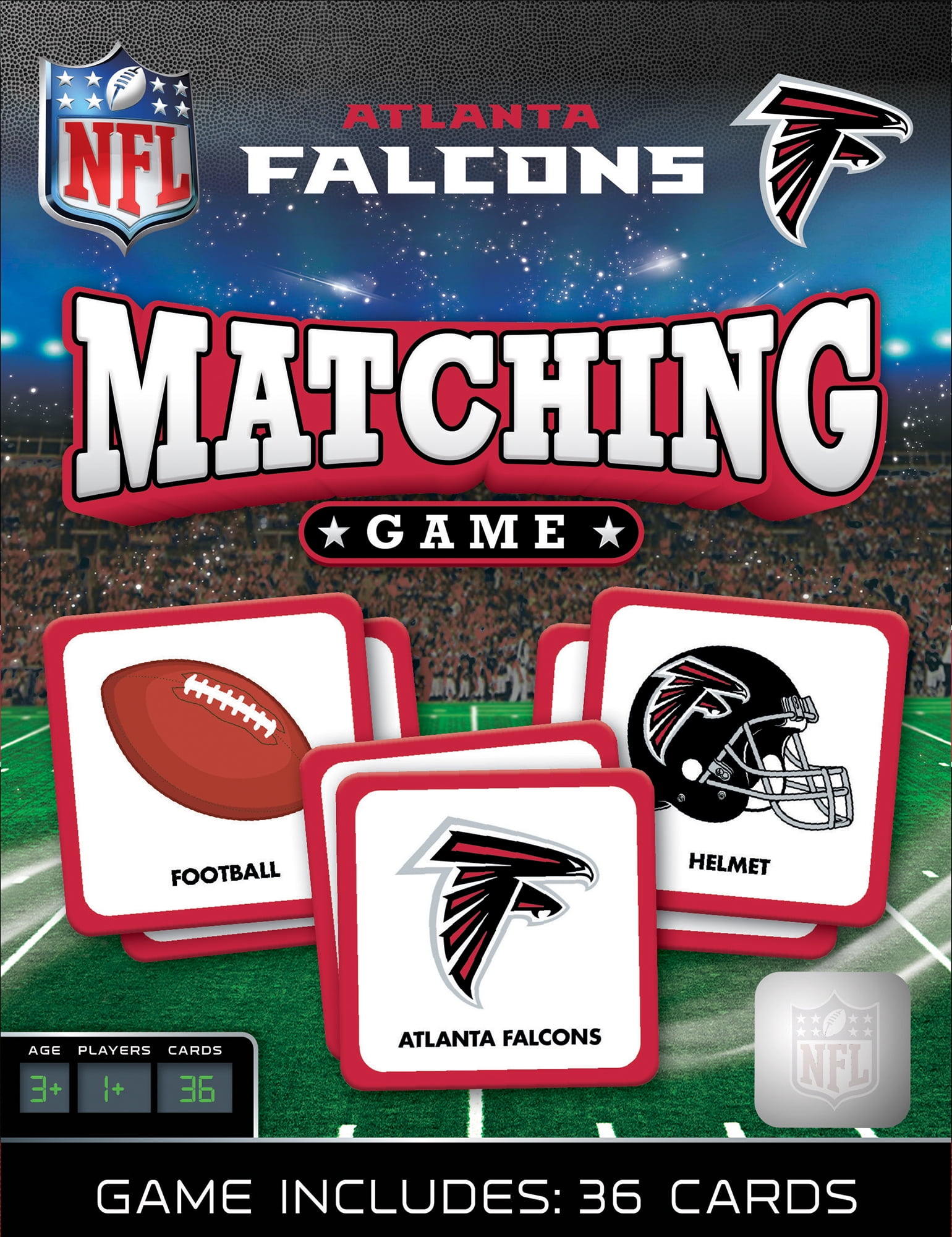 MasterPieces Officially Licensed NFL Atlanta Falcons Matching Game for ...