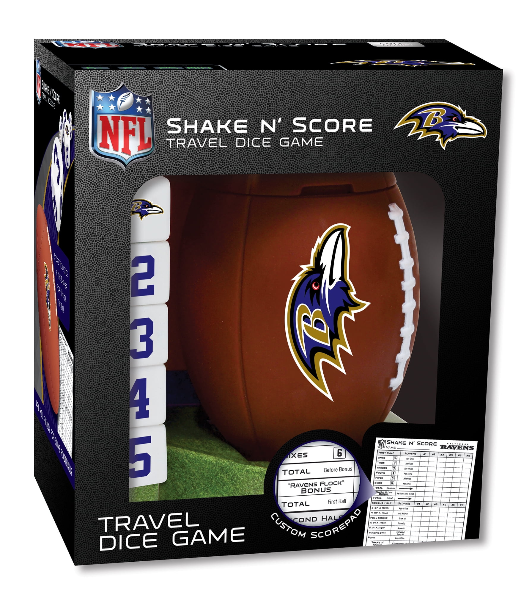 MasterPieces Officially Licensed NFL Baltimore Ravens Shake N' Score ...