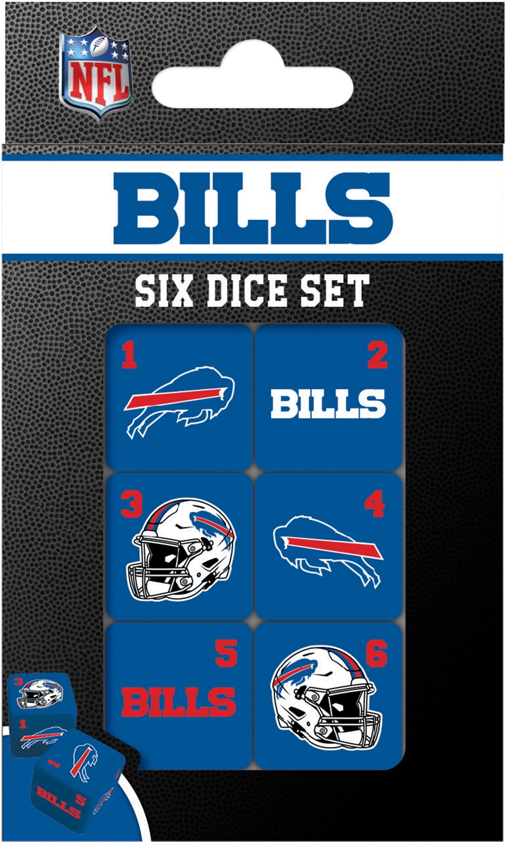 MasterPieces Officially Licensed NFL Buffalo Bills - 6 Piece D6 Gaming ...
