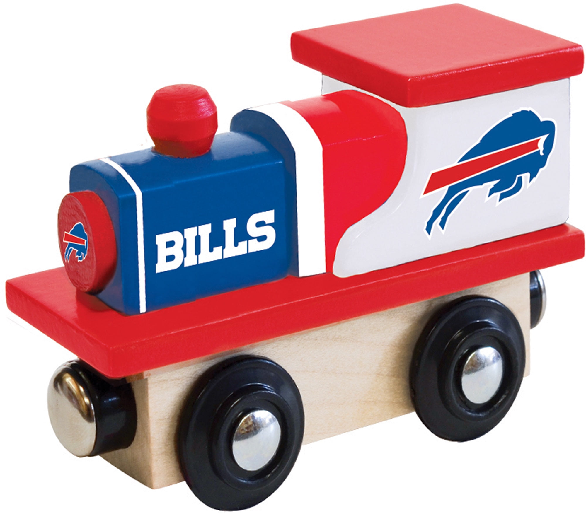 MasterPieces NFL Buffalo Bills Real Wood Toy Train Engine, Compatible ...