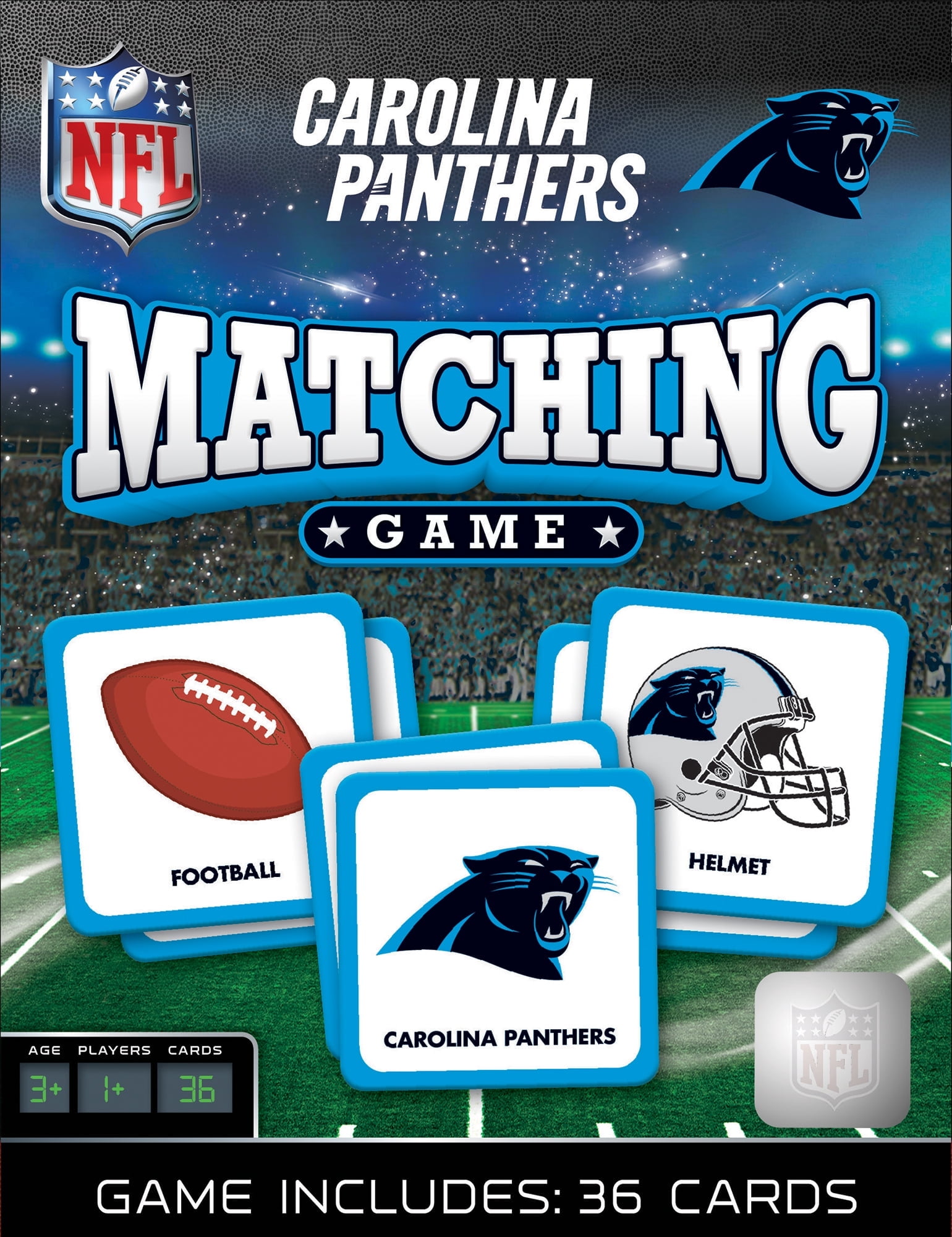 MasterPieces Officially Licensed NFL Carolina Panthers Matching Game ...
