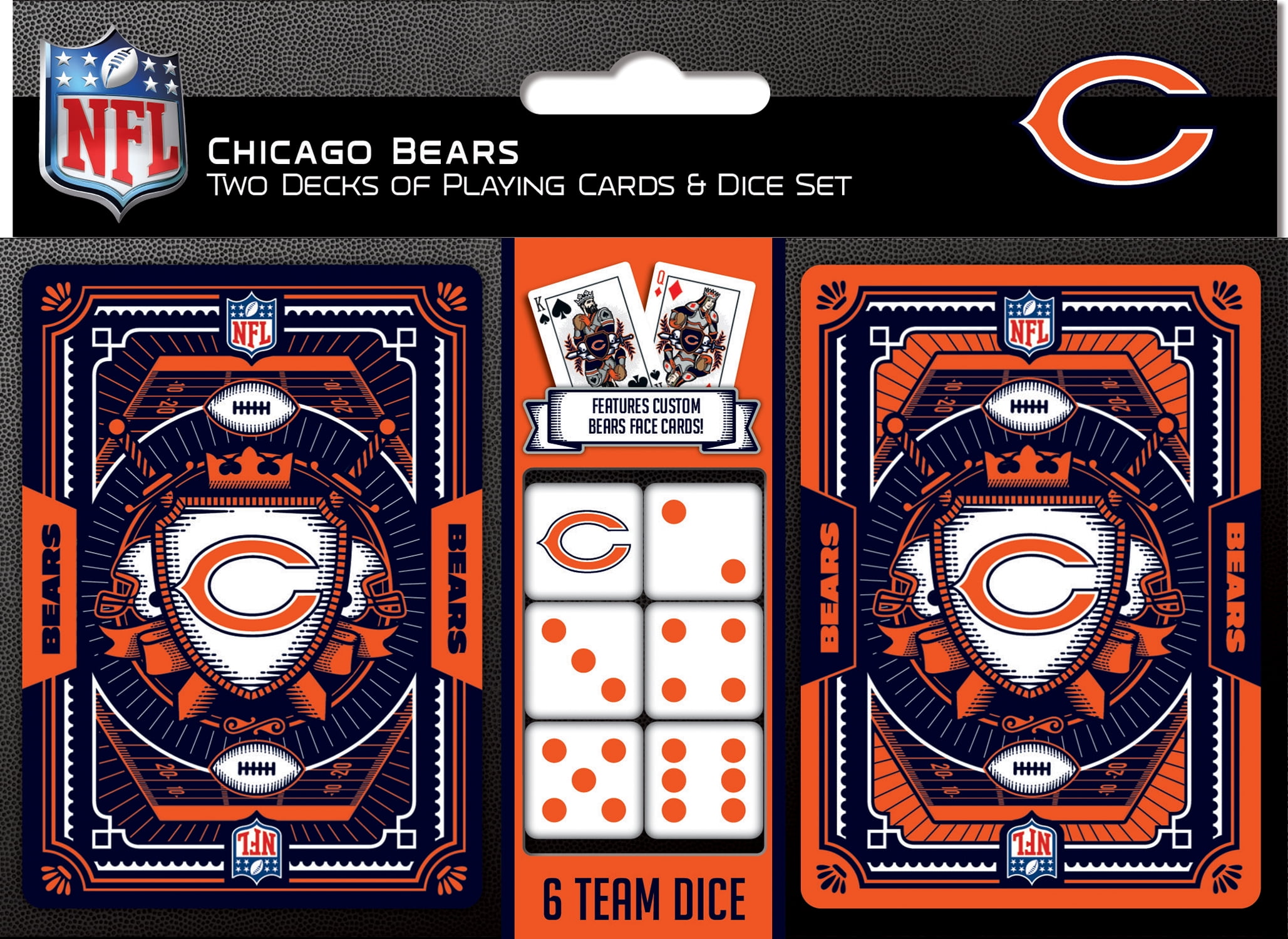 MasterPieces Officially Licensed NFL Chicago Bears 2-Pack Playing cards ...