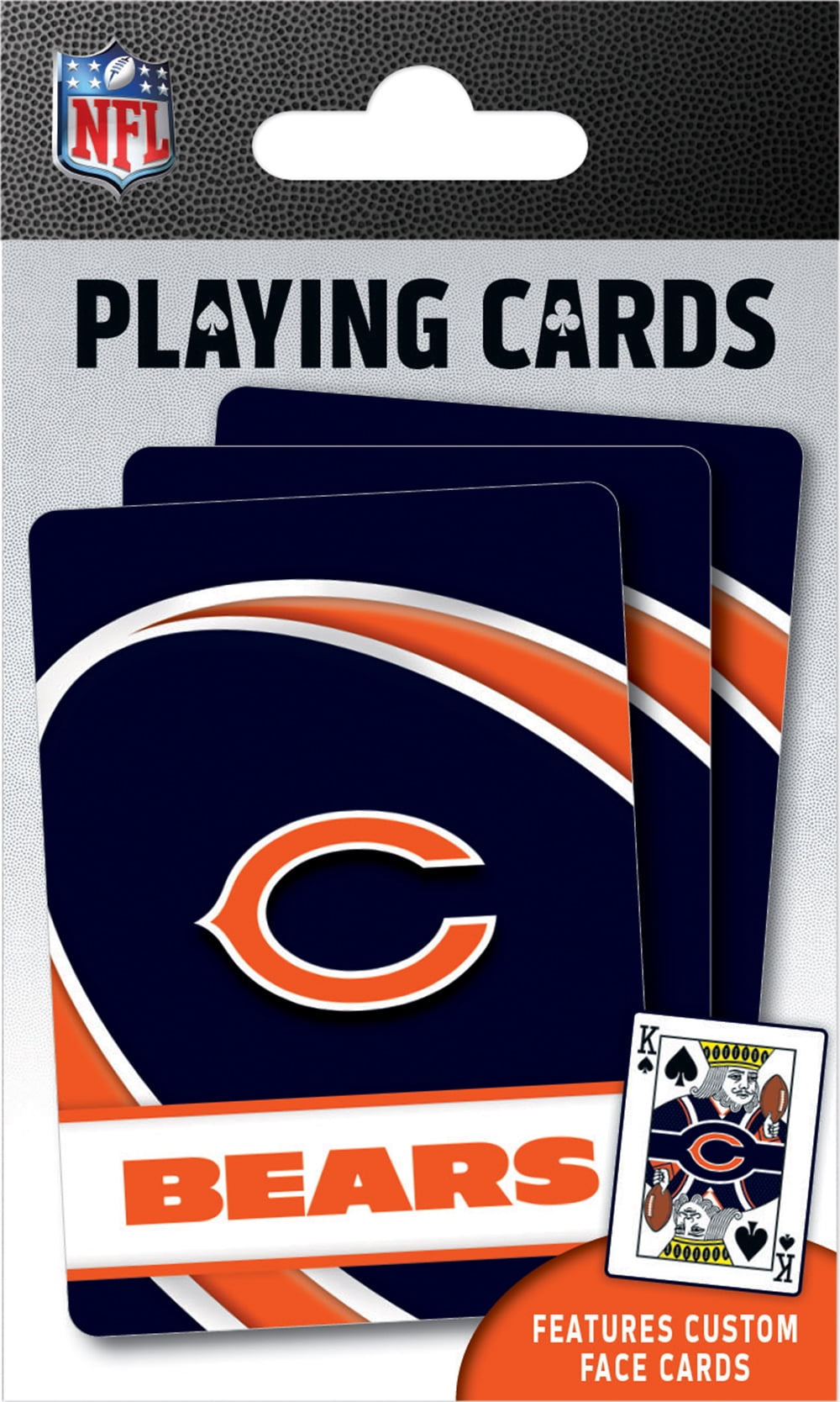 MasterPieces, NFL Chicago Bears Playing Cards, 54 Card Deck - Walmart.com