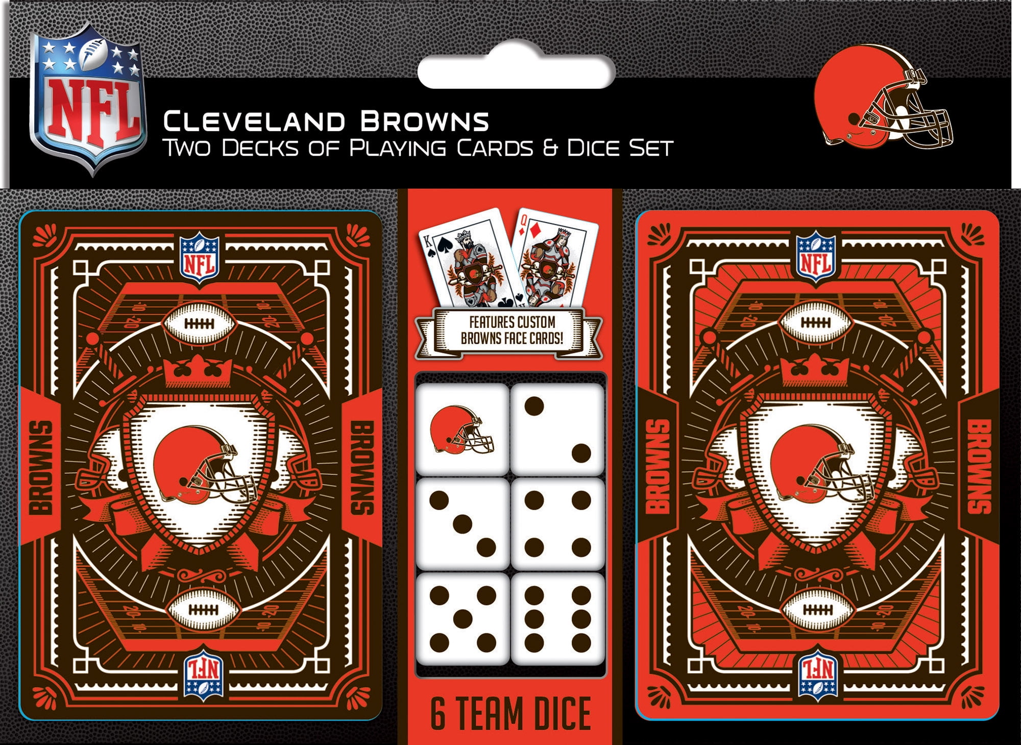 MasterPieces Officially Licensed NFL Cleveland Browns 2-Pack Playing ...