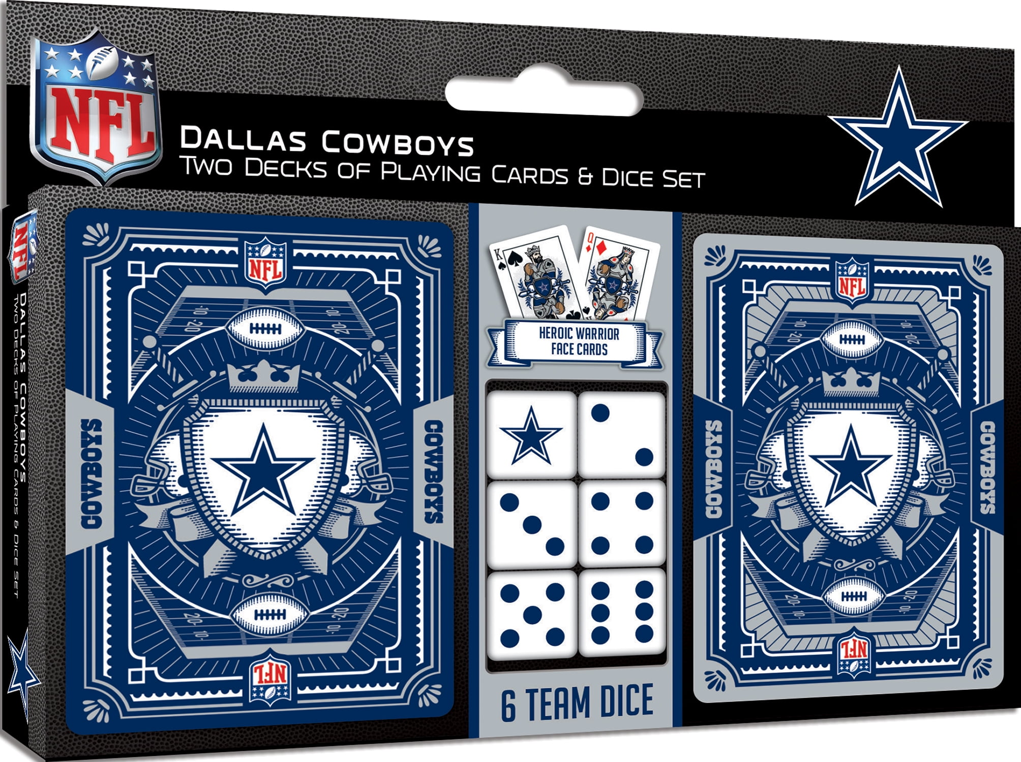 MasterPieces Officially Licensed NFL Dallas Cowboys 2-Pack Playing ...