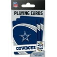 MasterPieces NFL Dallas Cowboys Licensed Playing Cards - 54 Card Deck ...