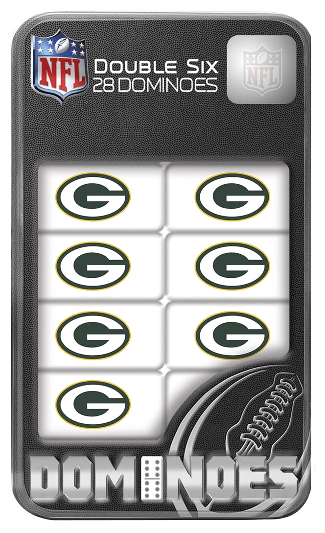 MasterPieces NFL Green Bay Packers 28 Piece Dominoes Game for Adults ...