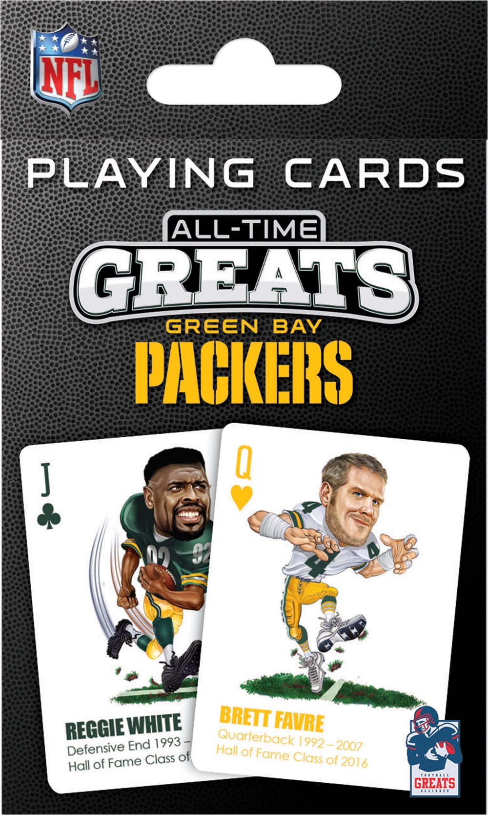 MasterPieces NFL Green Bay Packers All-Time Greats Playing Cards, 54 ...