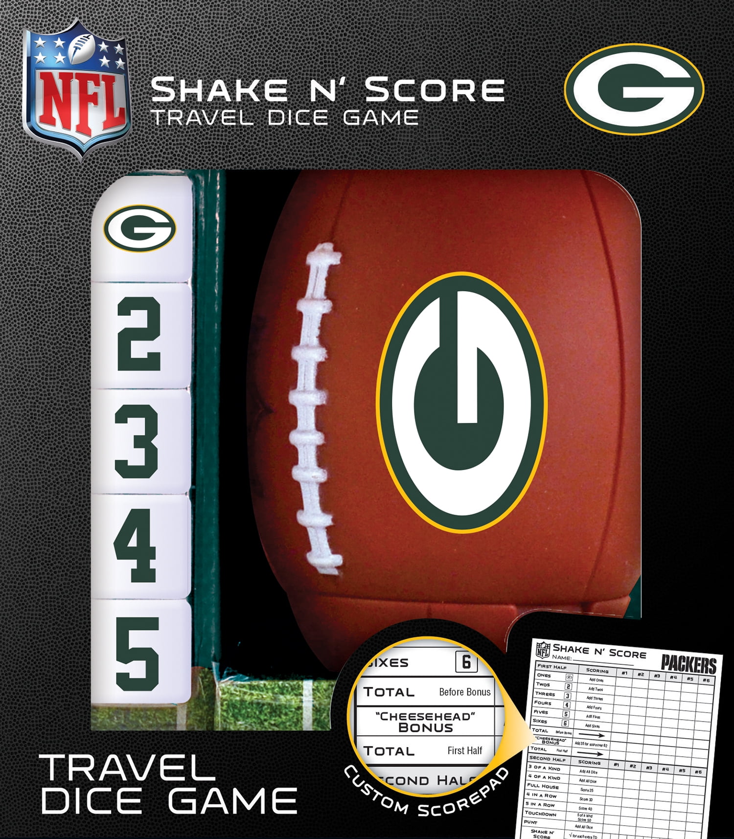 MasterPieces Officially Licensed NFL Green Bay Packers Shake N' Score ...