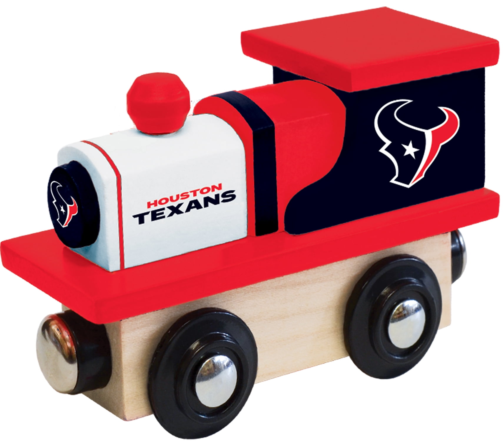 MasterPieces Officially Licensed NFL Houston Texans Wooden Toy Train ...