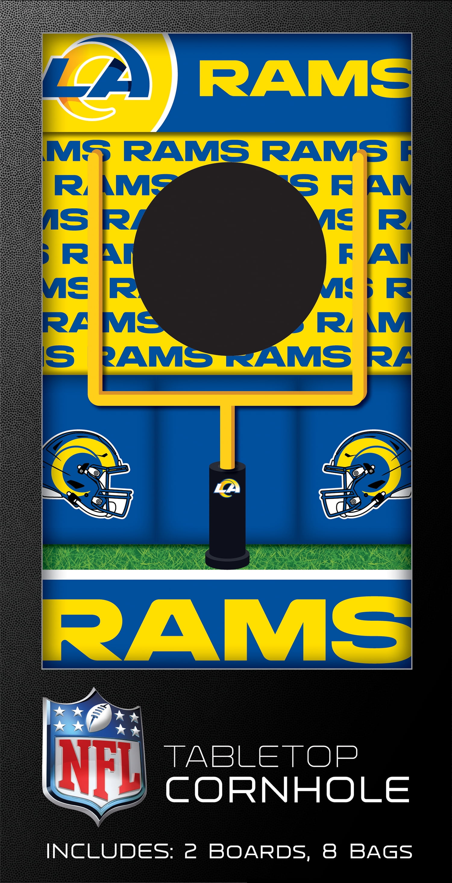 MasterPieces Officially Licensed NFL Los Angeles Rams Tabletop Cornhole ...