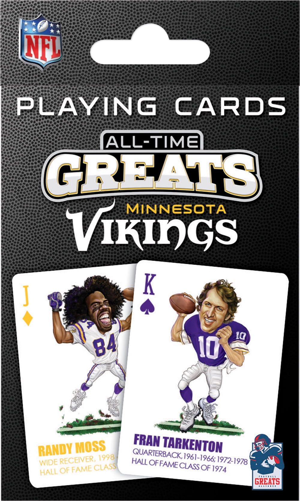 MasterPieces NFL Minnesota Vikings Football Playing Cards - 54 Card ...