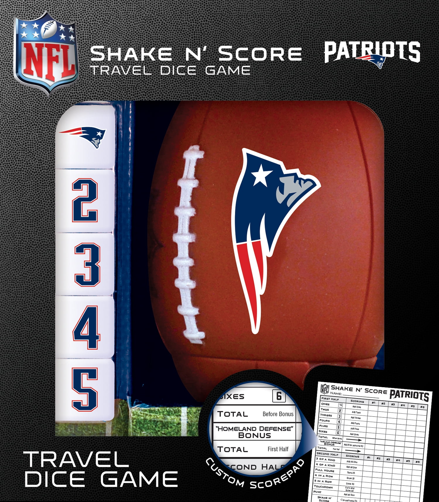 MasterPieces Officially Licensed NFL New England Patriots Shake N ...