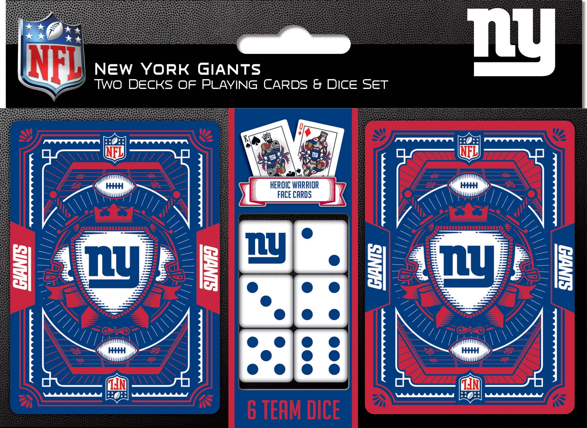 MasterPieces Officially Licensed NFL New York Giants 2-Pack Playing ...