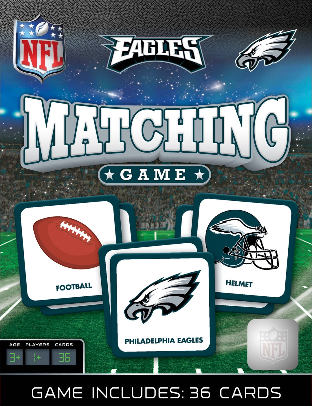 MasterPieces Officially Licensed NFL Philadelphia Eagles Matching Game ...