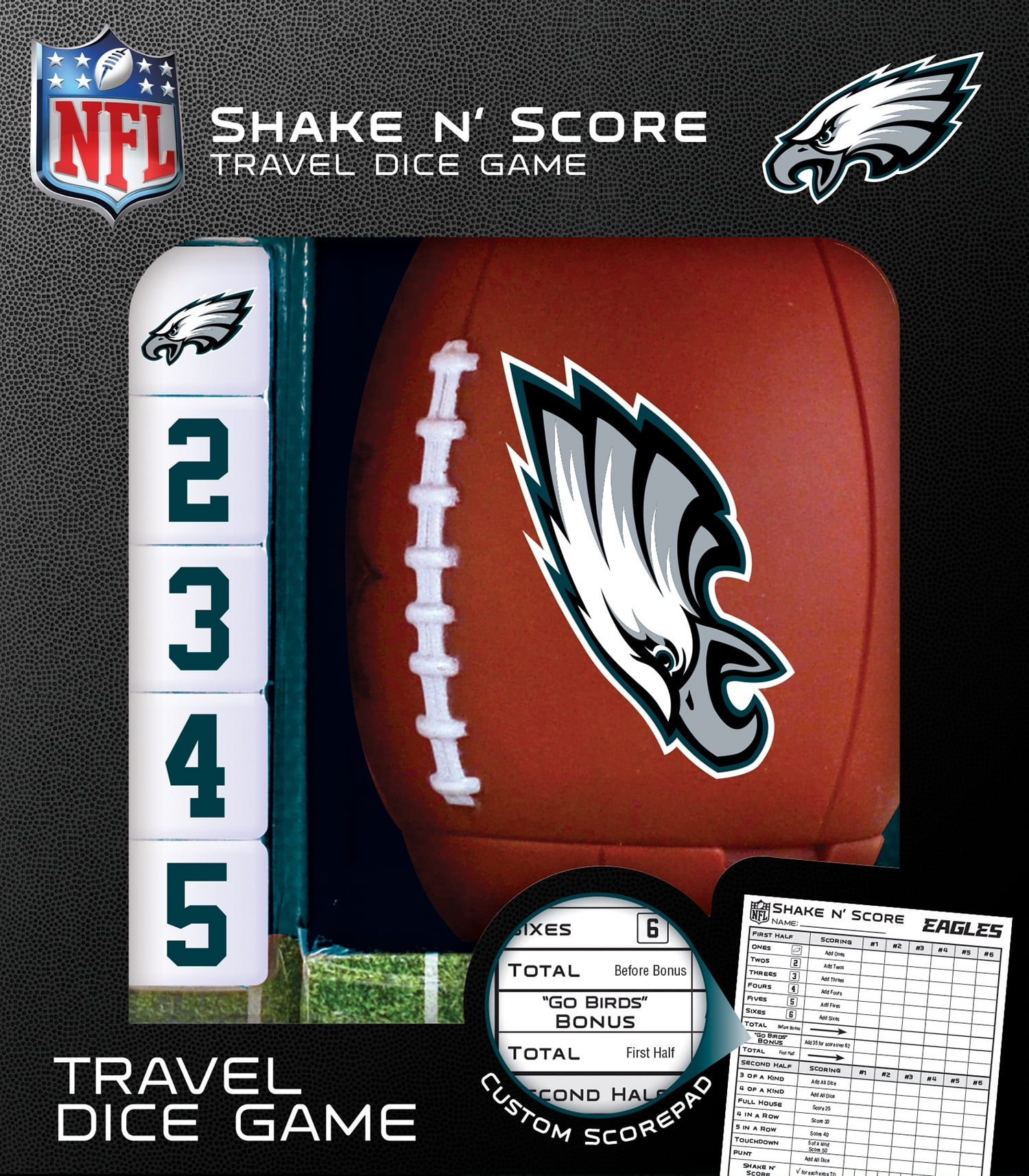 MasterPieces Officially Licensed NFL Philadelphia Eagles Shake N' Score ...