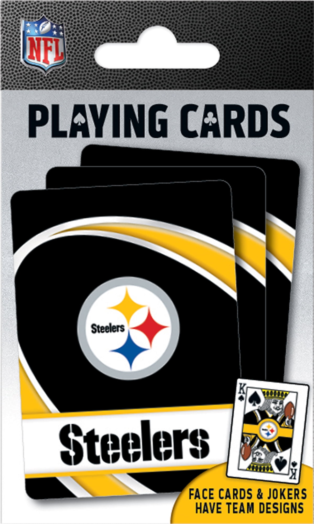 MasterPieces NFL Pittsburgh Steelers Playing Cards 54 Card Deck ...