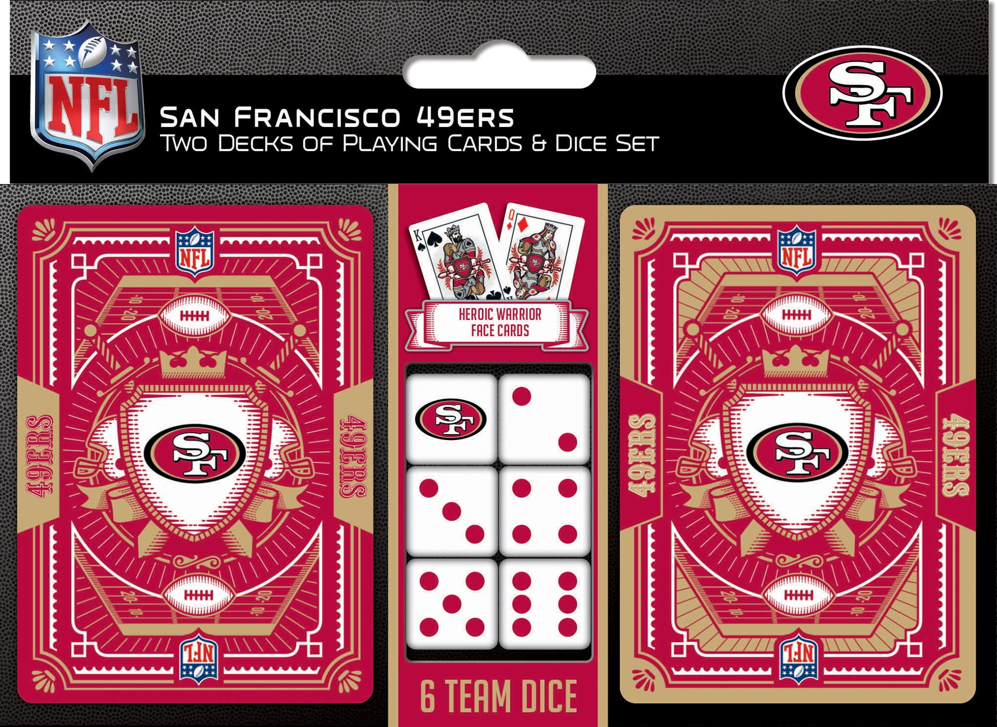 MasterPieces Officially Licensed NFL San Francisco 49ers 2-Pack Playing ...